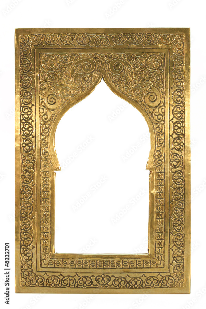 Cadre doré marocain Stock Photo | Adobe Stock