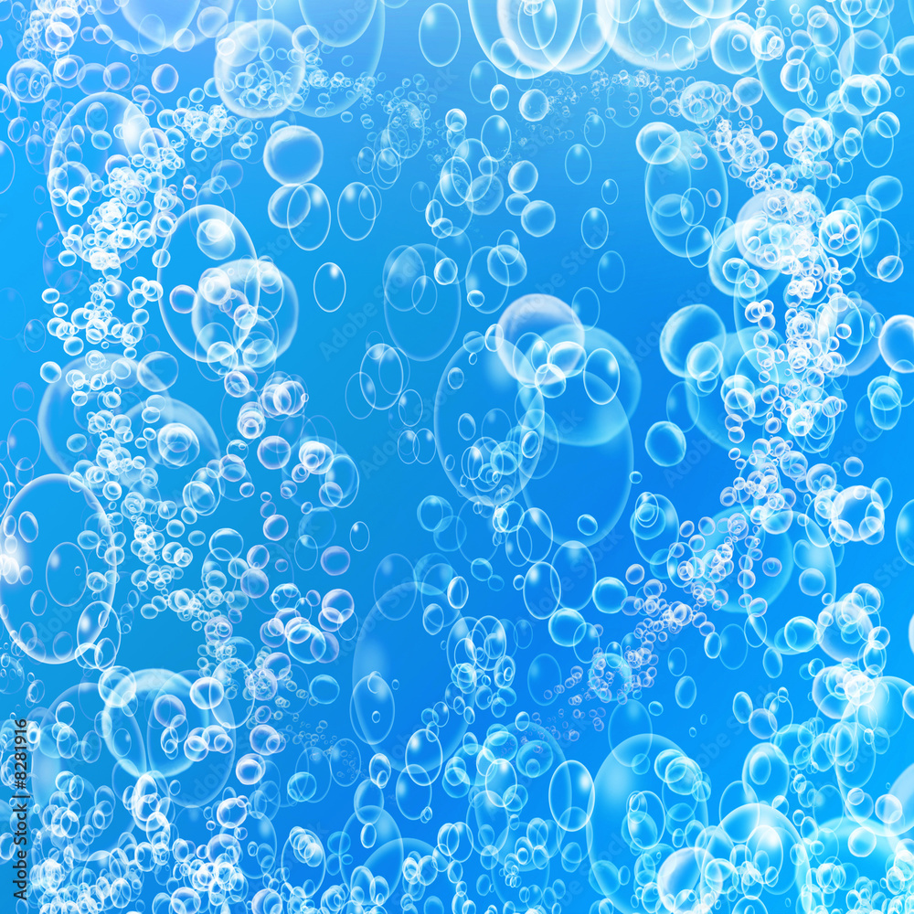 rising air bubbles Stock Illustration | Adobe Stock