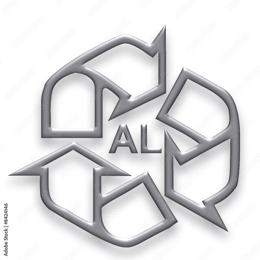 Aluminium Recycling Stock-Illustration | Adobe Stock