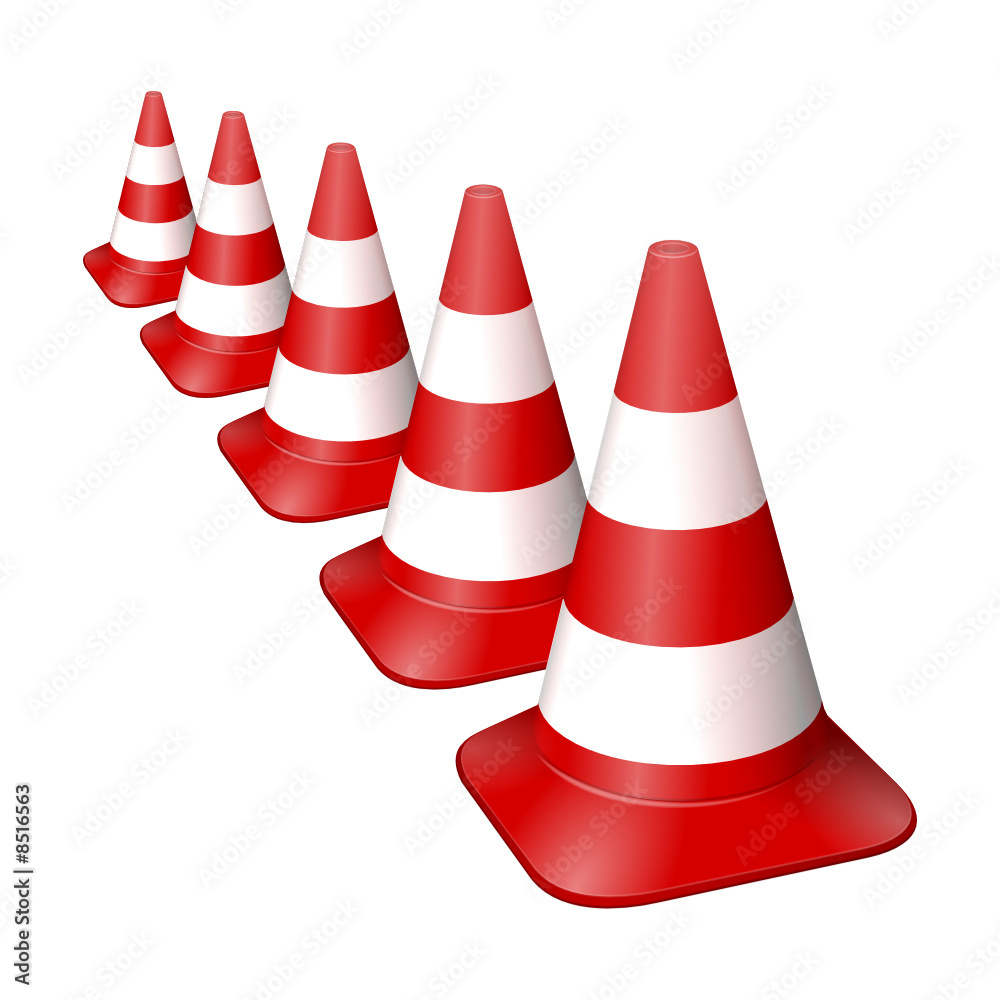 pylonen-reihe Stock-Vektorgrafik | Adobe Stock