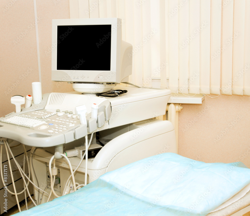 room in a hospital for ultrasound diagnostics Stock Photo | Adobe Stock