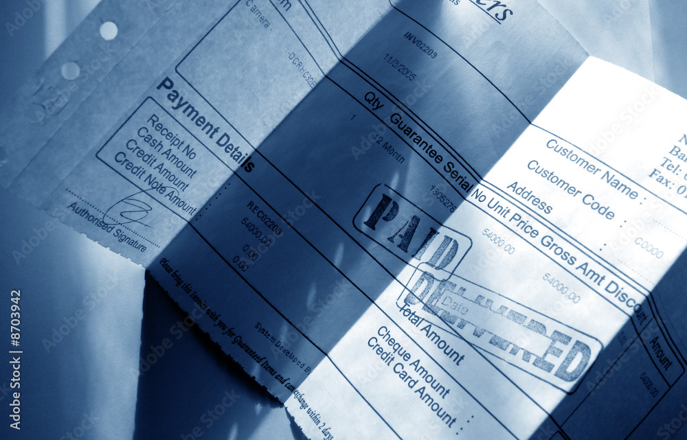 Invoice Stock Photo | Adobe Stock