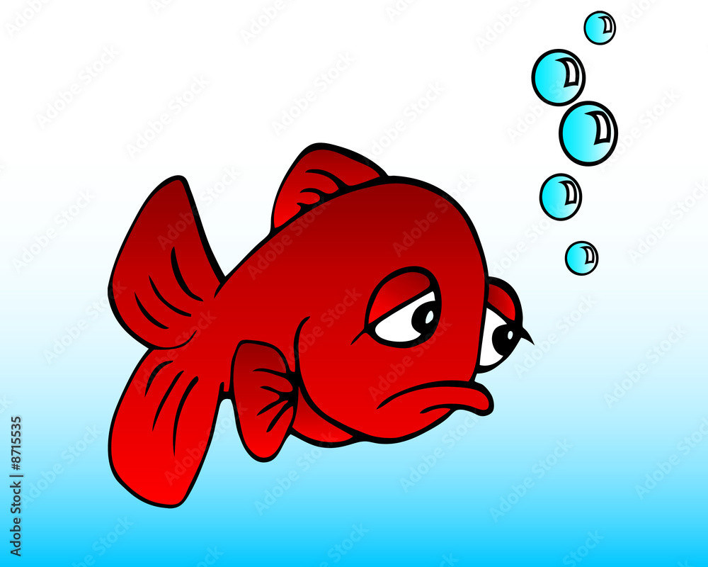 Sad Fish Clipart