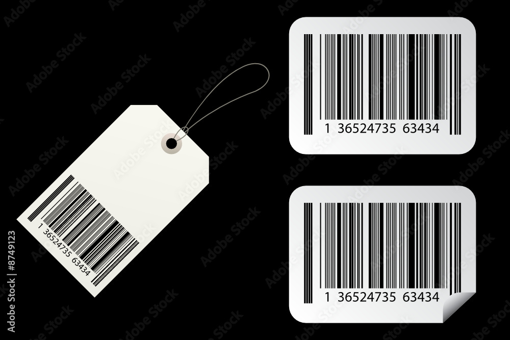 Price Tag Barcode Sticker