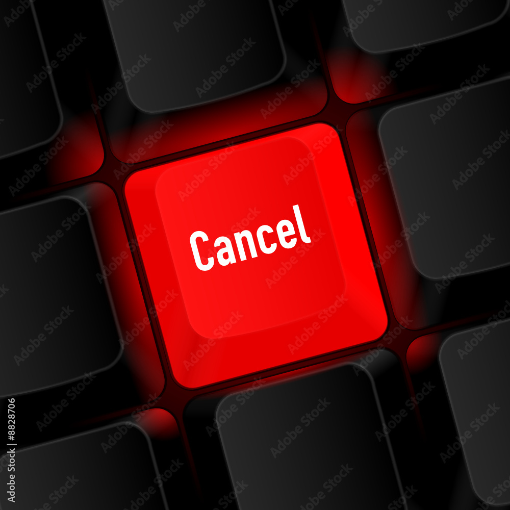 key cancel Stock Vector | Adobe Stock
