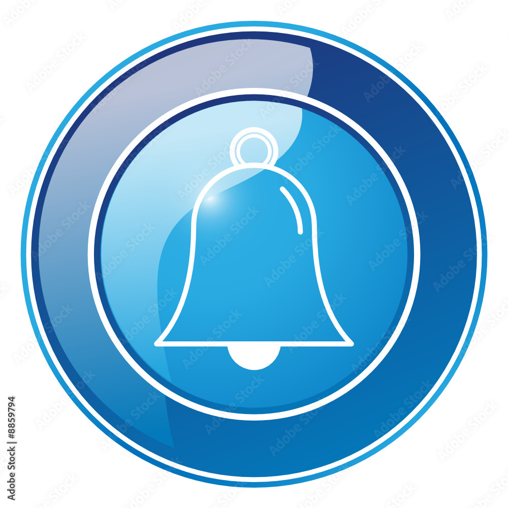 Klingel - Button Stock-Vektorgrafik | Adobe Stock