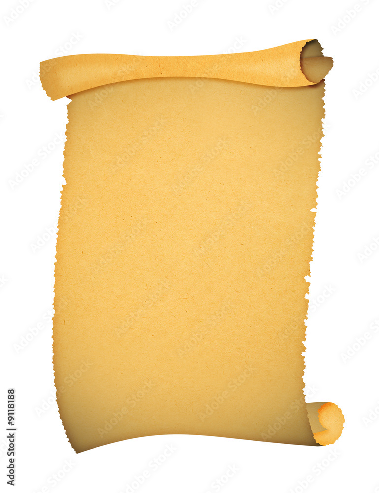 scroll paper texture background on white Stock Illustration | Adobe Stock