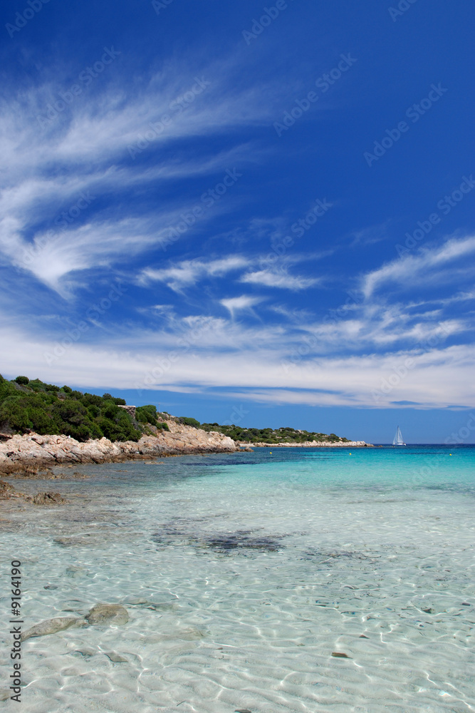 Spiaggia del relitto, Isola Caprera, Sardegna Stock-Foto | Adobe Stock