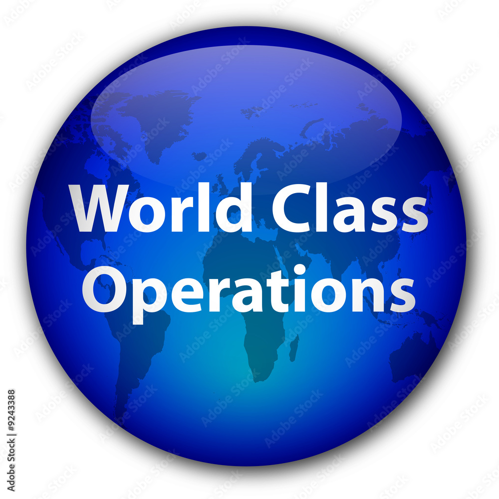 Button "World Class Operations" Stock Illustration | Adobe Stock