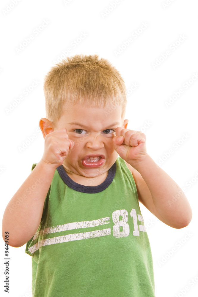 Angry Face Boy