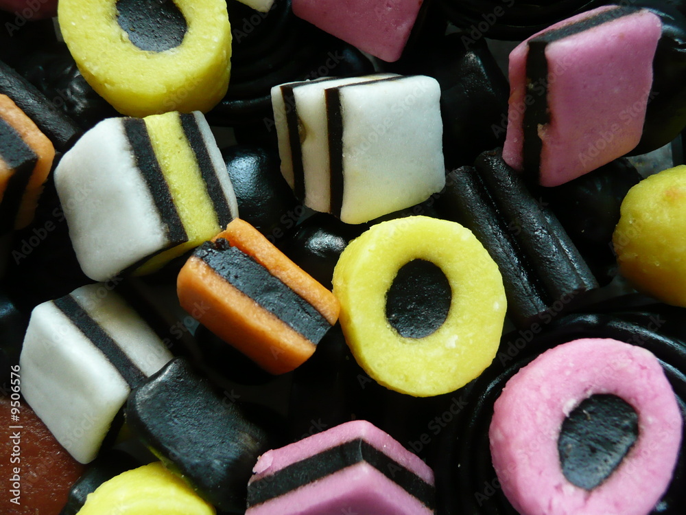 English liquorice - Réglisse anglais Photos | Adobe Stock