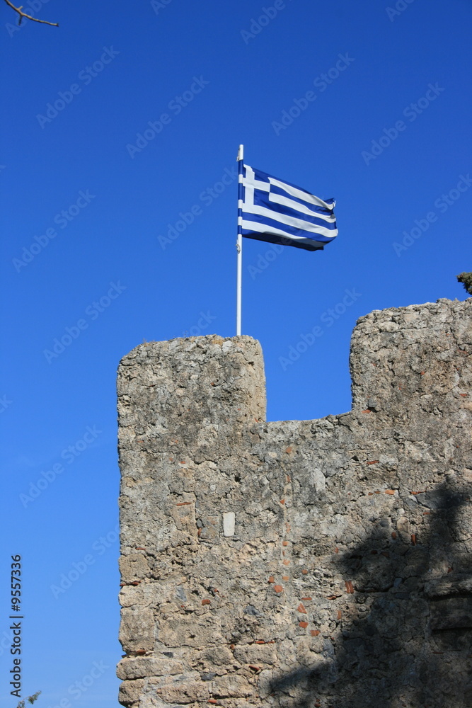 Drapeau grecque Stock Photo | Adobe Stock