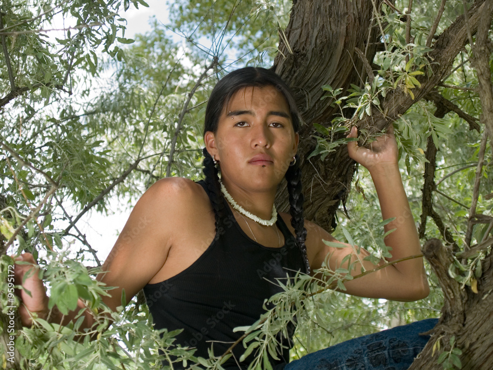 Native American Teenage Boy