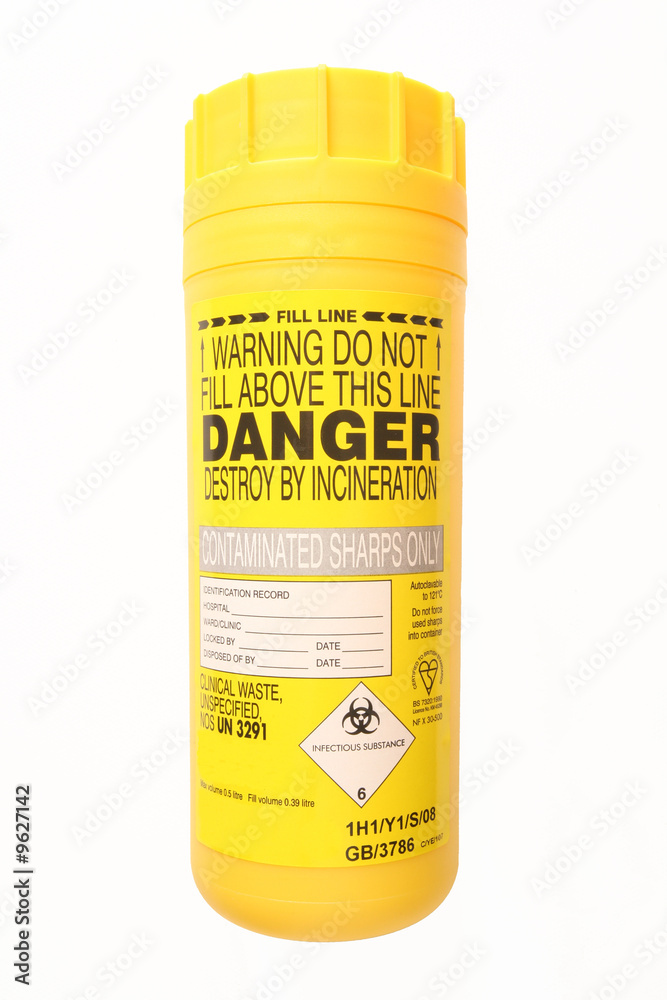 Sharps container Stock Photo | Adobe Stock