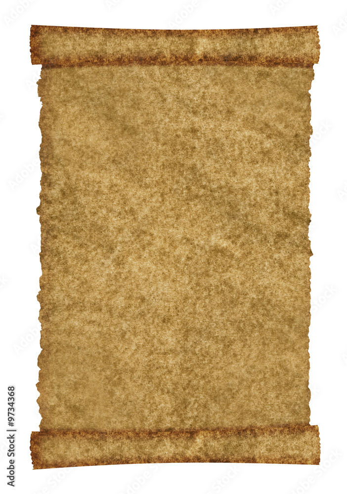 scroll paper texture background on white Stock Photo | Adobe Stock