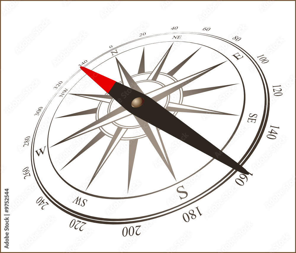 windrose Stock-Vektorgrafik | Adobe Stock
