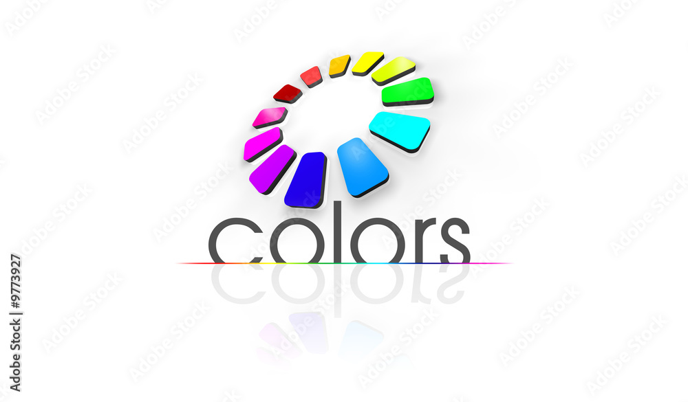 LOGO COLORS Stock Illustration | Adobe Stock