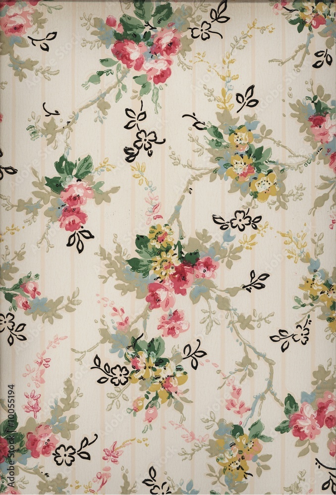 Vintage wallpaper from a very old 1880 Victorian home Stock Photo ...