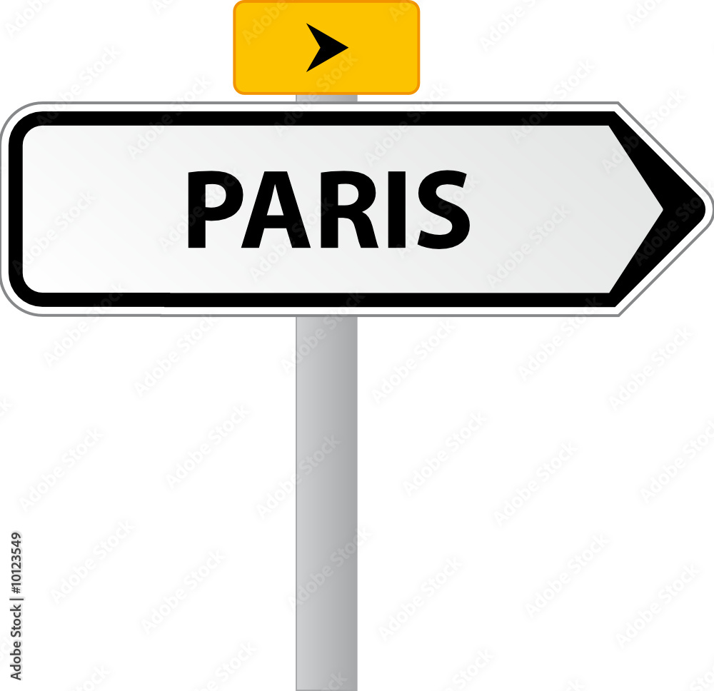 Vecteur Stock Direction Paris | Adobe Stock