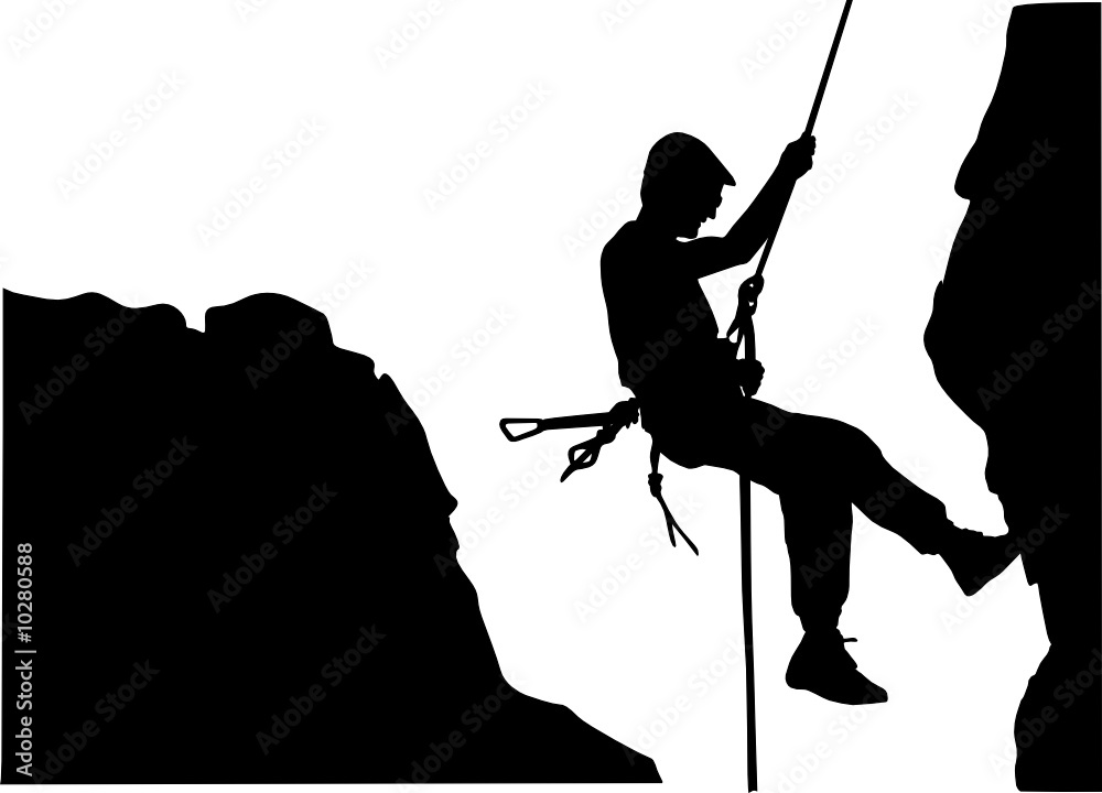 bergsteiger Stock-Vektorgrafik | Adobe Stock
