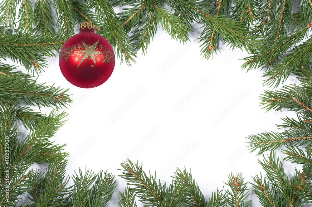 Weihnachtsrahmen Stock-Foto | Adobe Stock