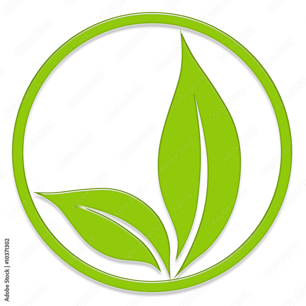 Logo feuilles Stock Illustration | Adobe Stock