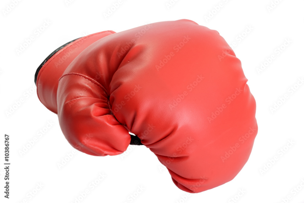 roter Boxhandschuh Stock Photo | Adobe Stock