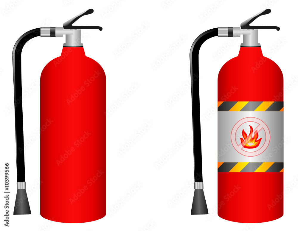 fire extinguisher - vector Stock Vector | Adobe Stock