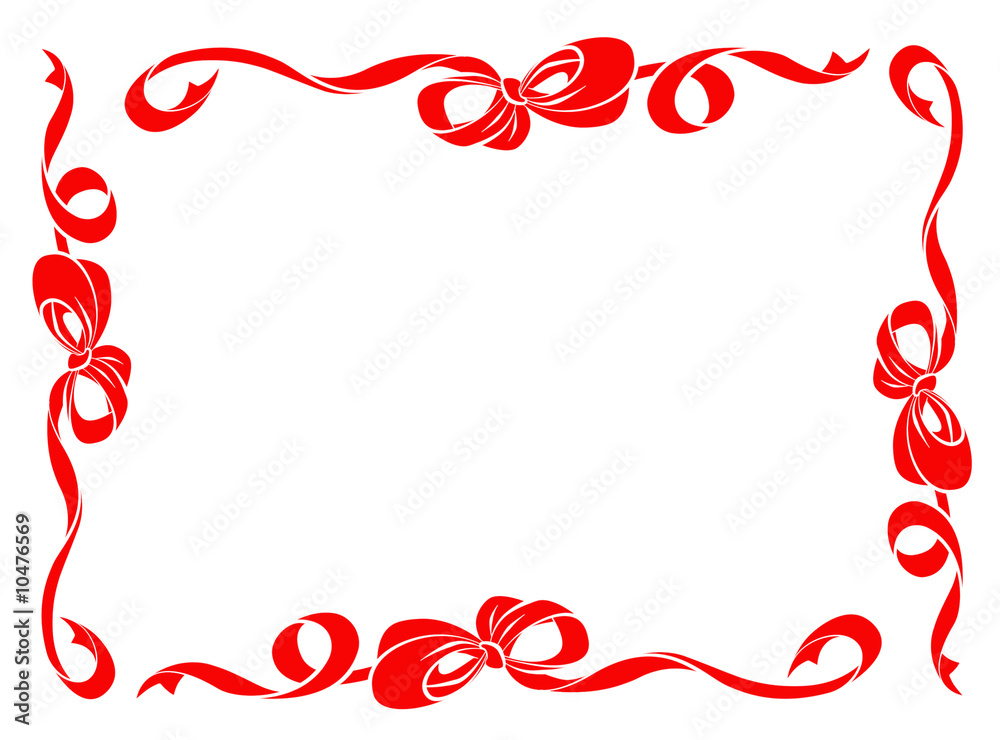 rote Schleifen Stock-Illustration | Adobe Stock