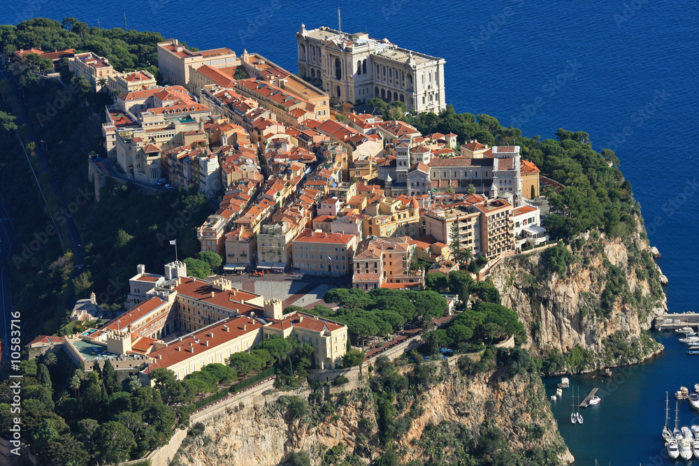 Le rocher de Monaco Stock Photo | Adobe Stock