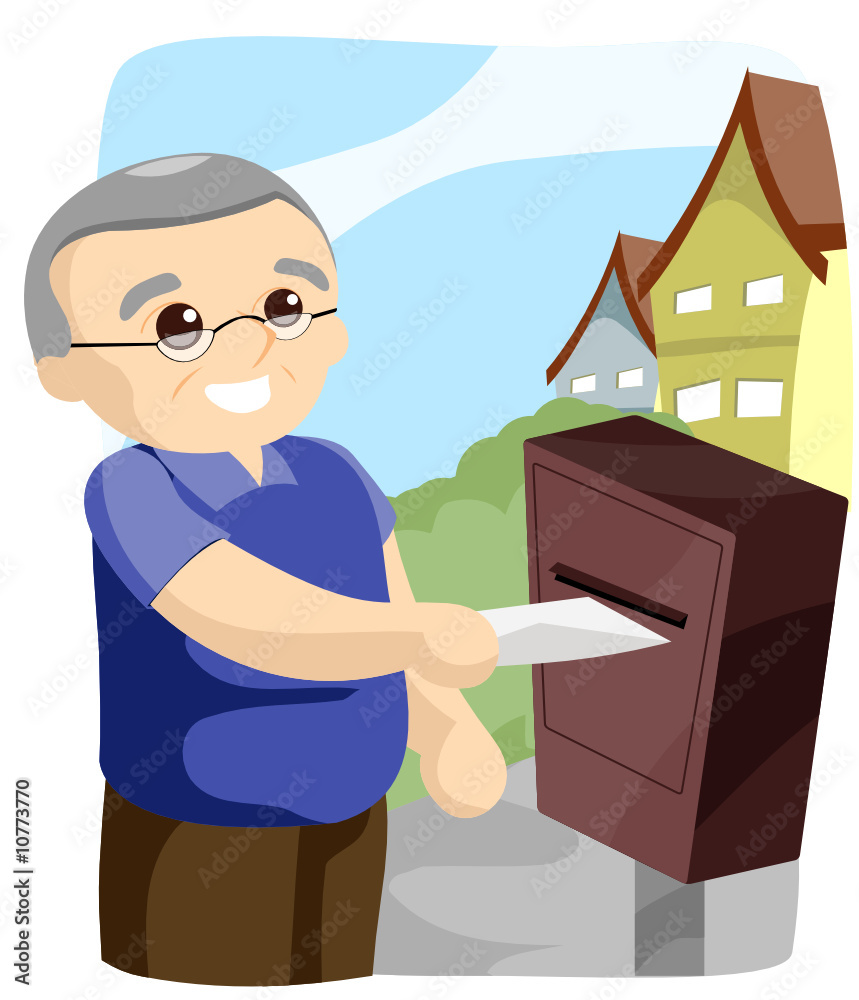 Sending Mail Stock Vector | Adobe Stock