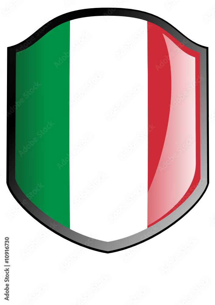 Italien als Wappen Stock Vector | Adobe Stock
