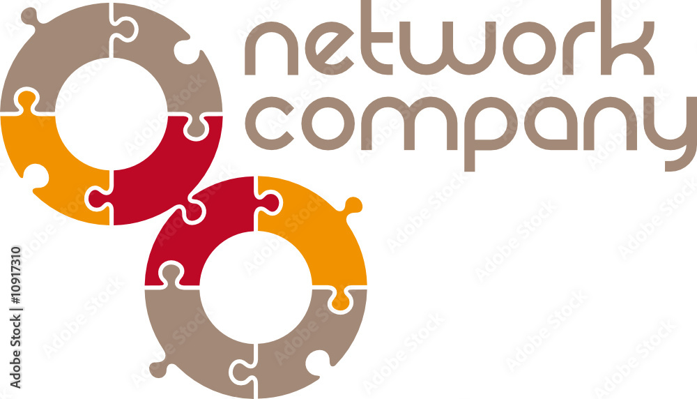 Logo network Stock Vector | Adobe Stock
