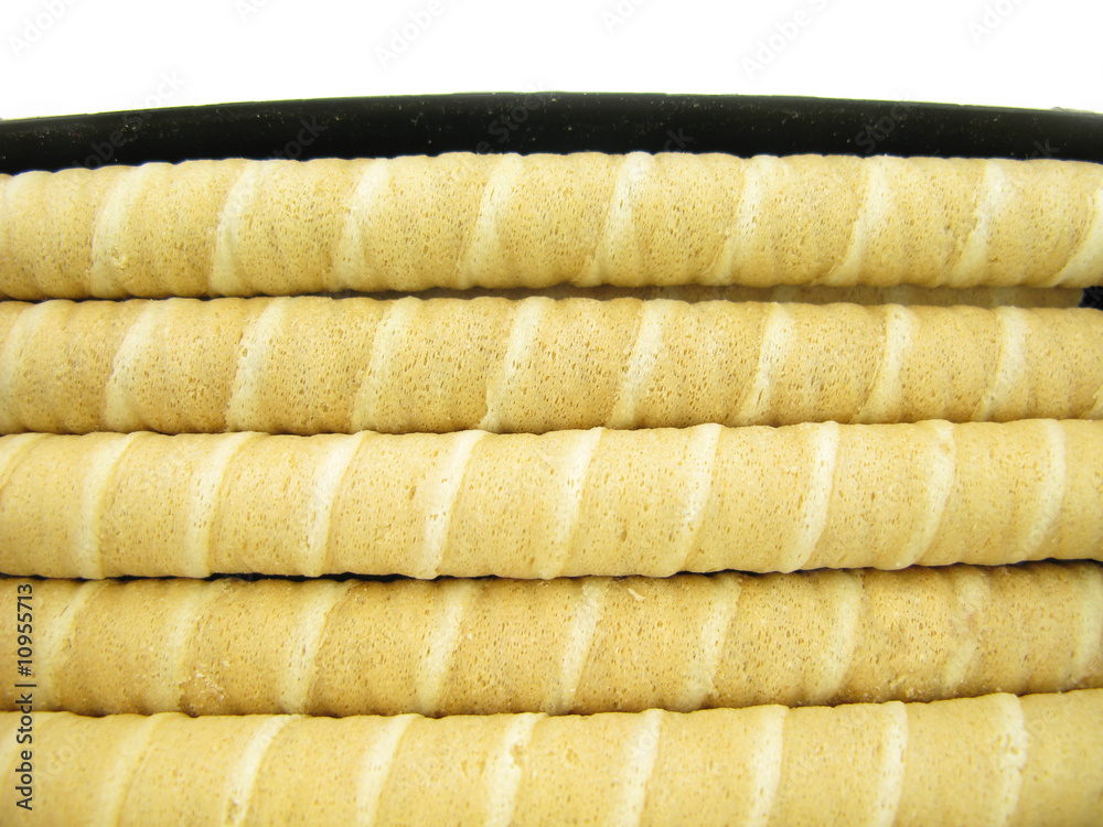 Wafer roll sticks cream rolls Stock Photo | Adobe Stock