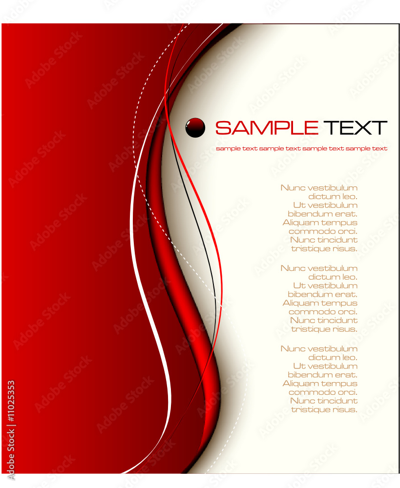 red background composition Stock Vector | Adobe Stock