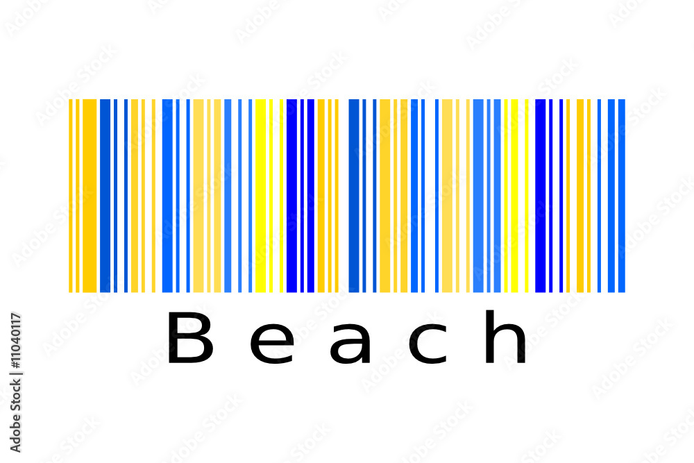 Beach Code Stock-Vektorgrafik | Adobe Stock