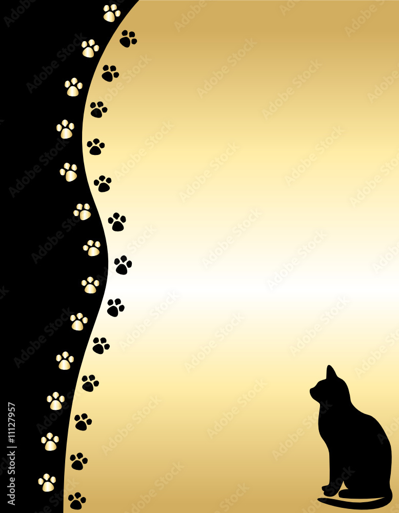Cat background Stock Vector | Adobe Stock