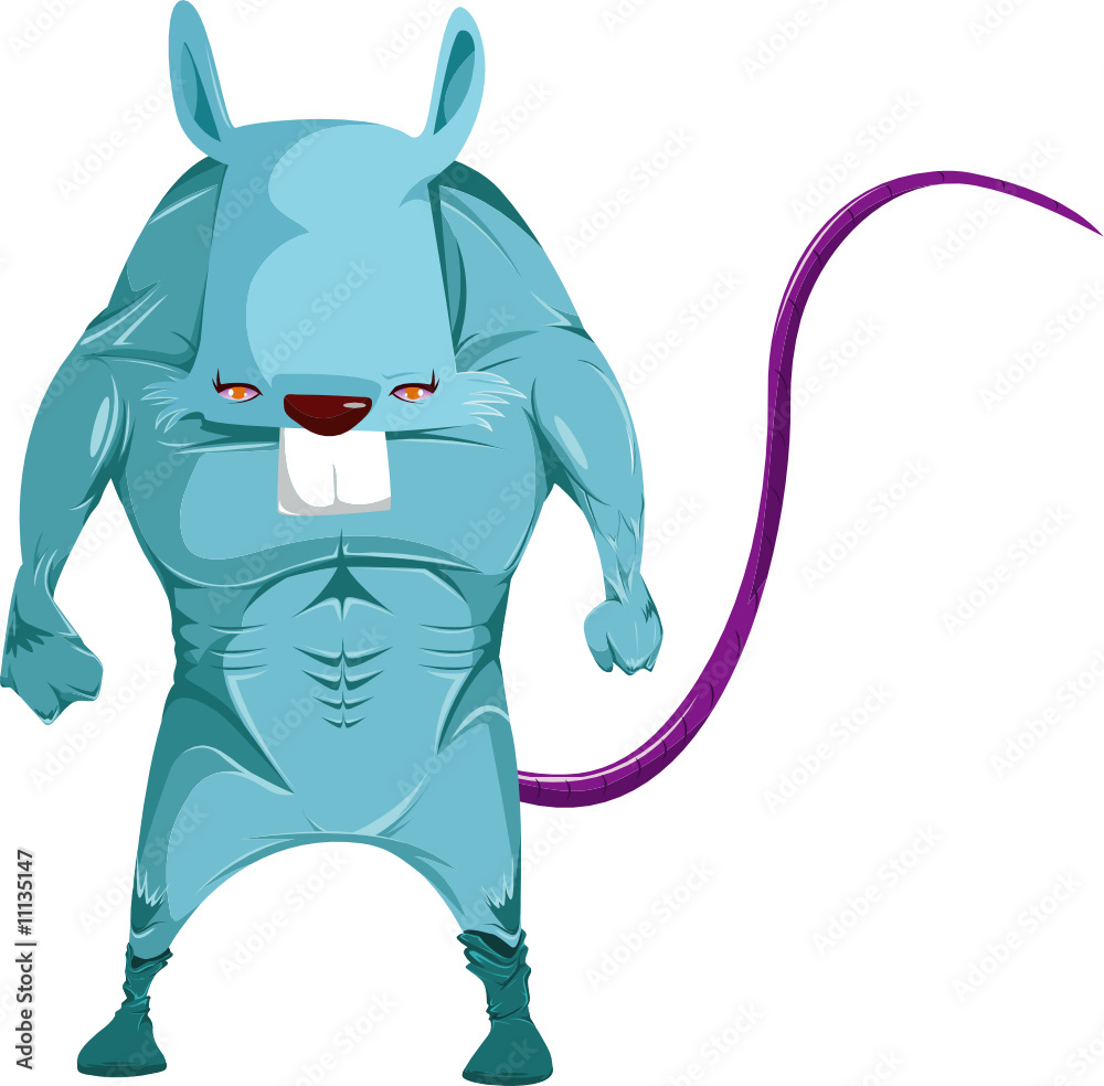 Mouse muscle Stock Vector | Adobe Stock