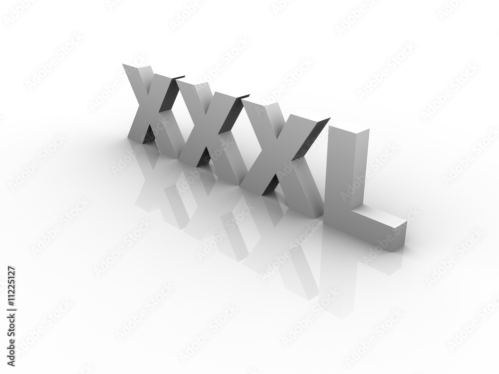 XXXL Stock-Illustration | Adobe Stock