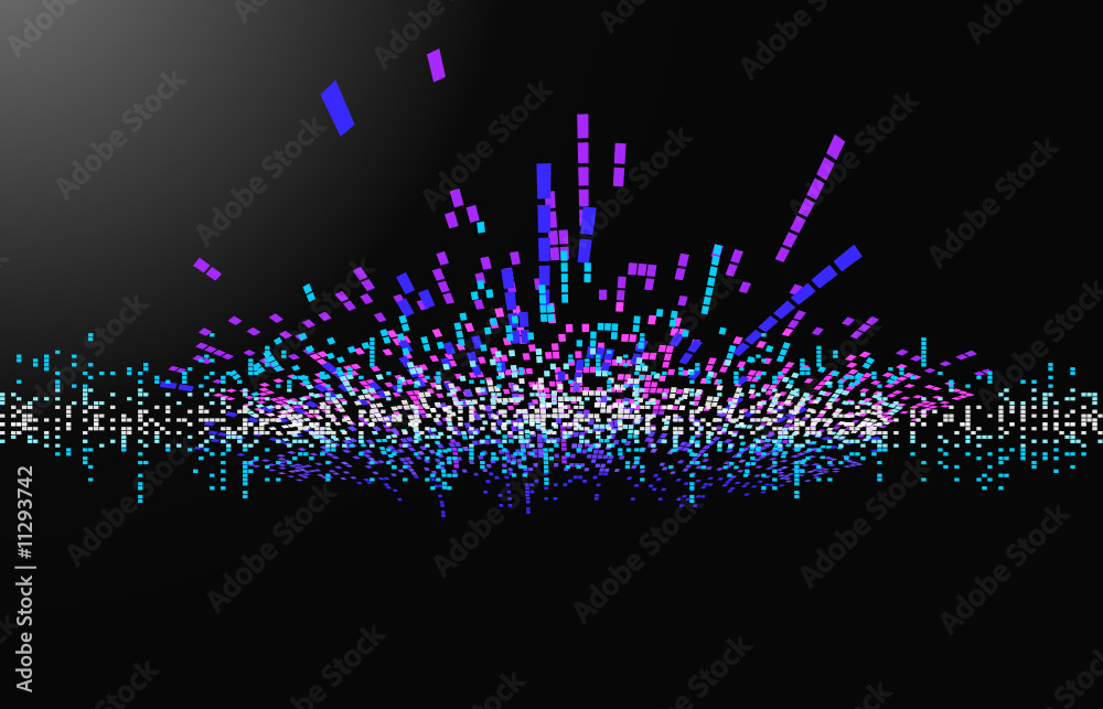 vector abstract music wave Stock Vector | Adobe Stock