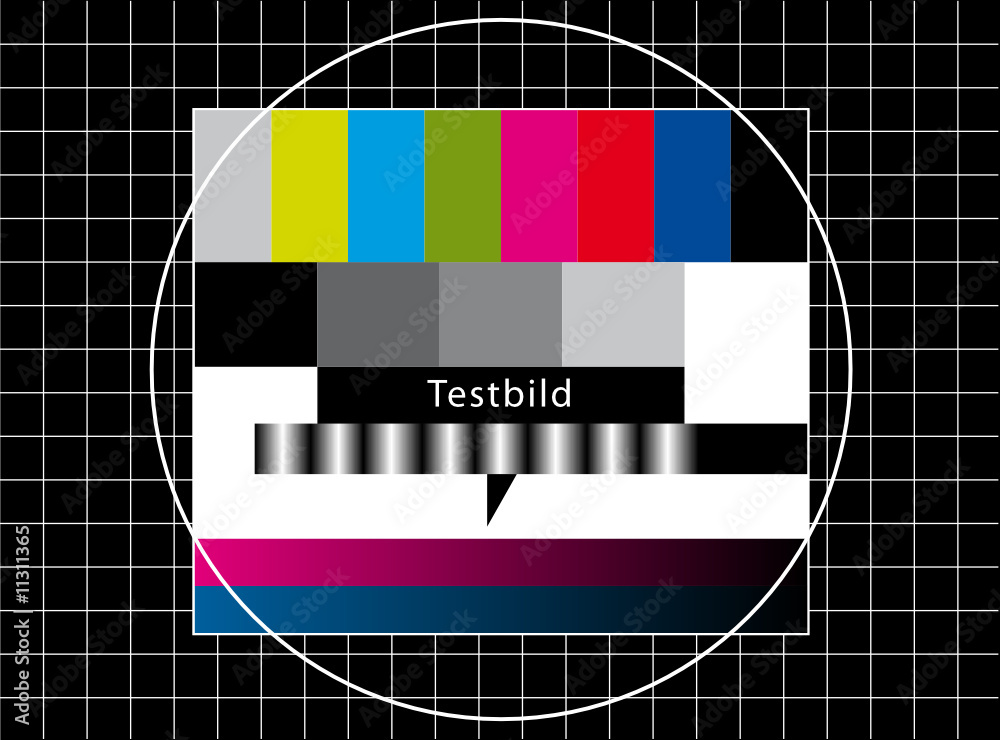 Testbild Stock-Vektorgrafik | Adobe Stock
