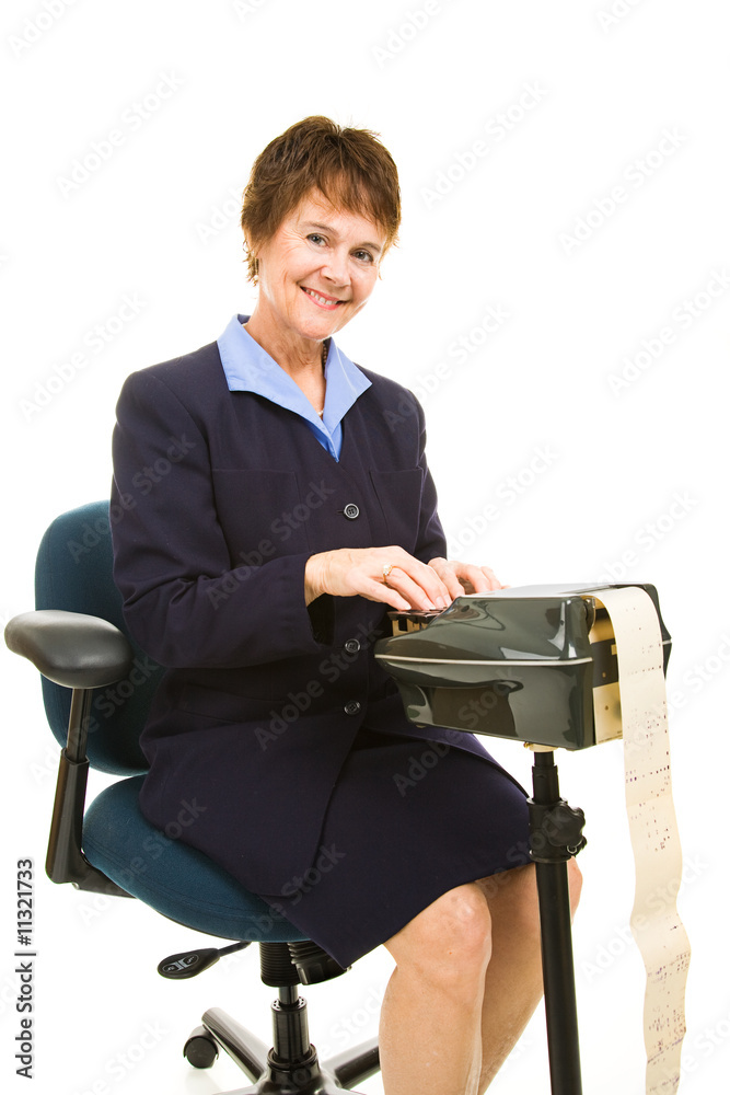 Friendly Court Reporter Stock Photo | Adobe Stock