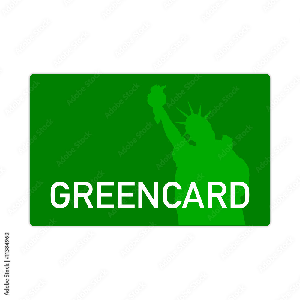 greencard Stock Vector | Adobe Stock
