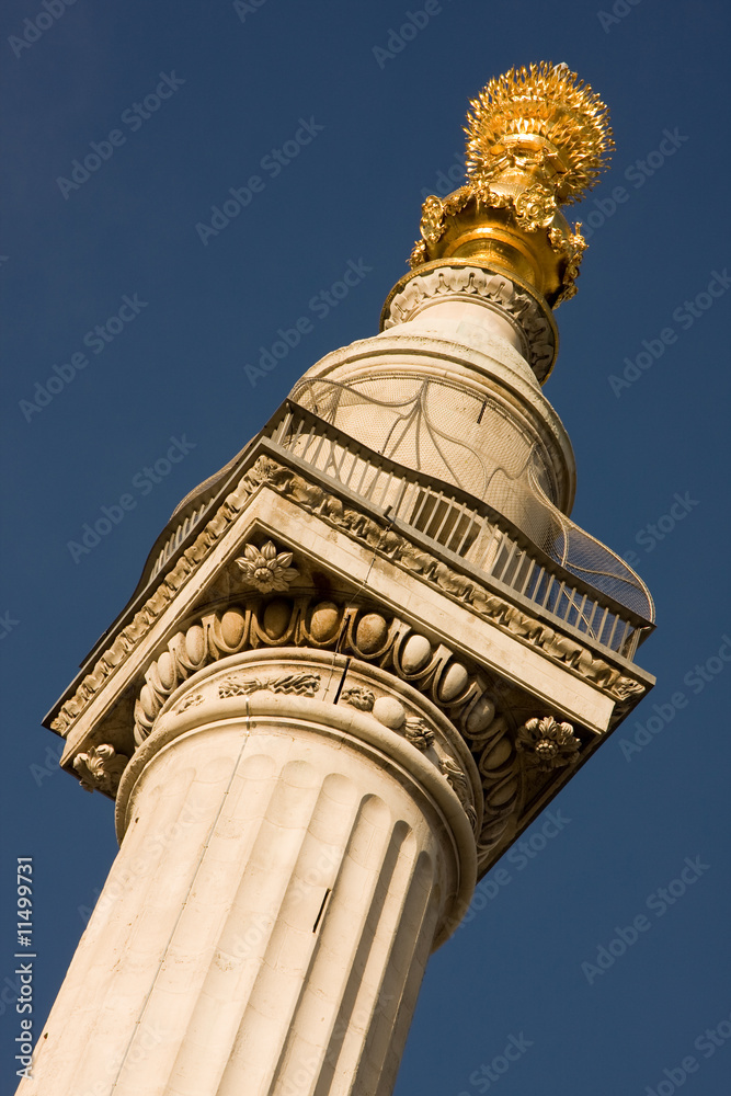The Monument, London Stock Photo | Adobe Stock