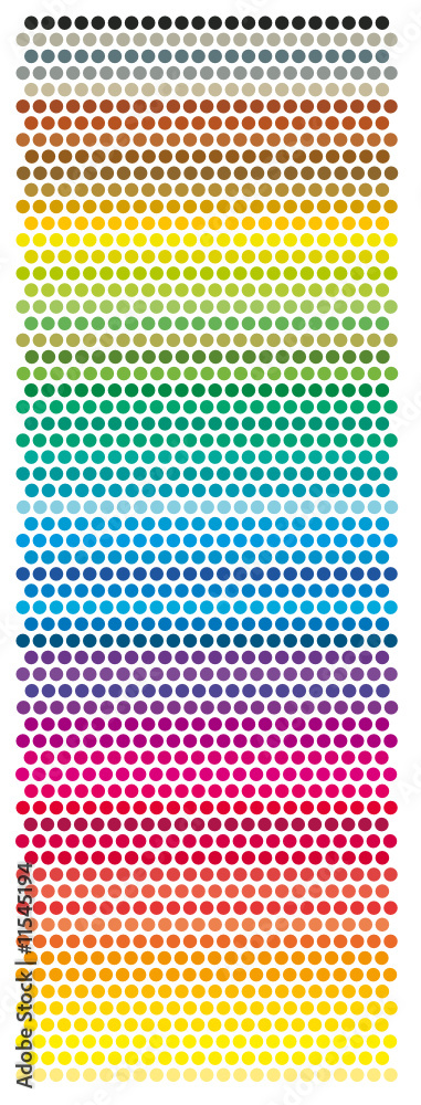 bunte Punkte Stock-Vektorgrafik | Adobe Stock