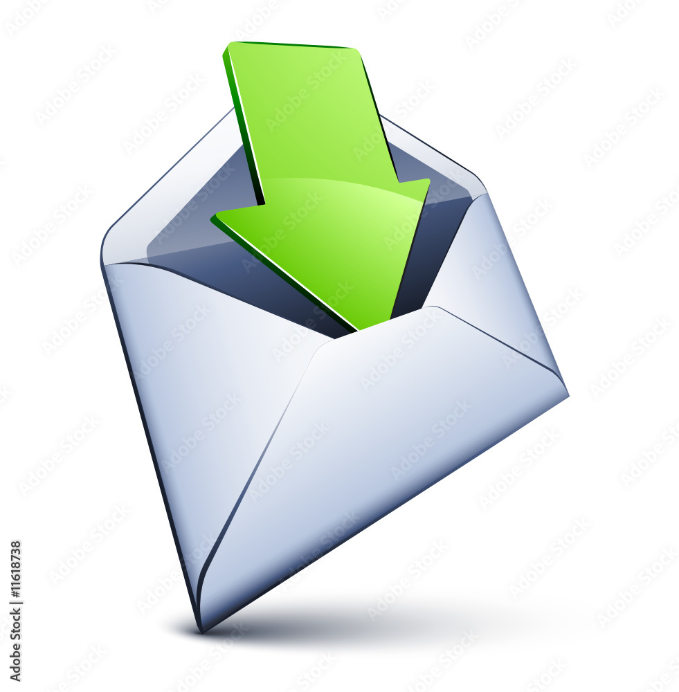 Courrier entrant Stock Vector | Adobe Stock