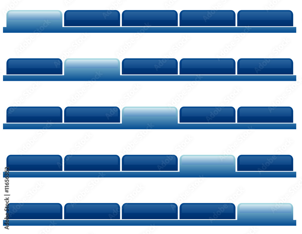 Navigation Website Tabs - Blank Stock Vector | Adobe Stock