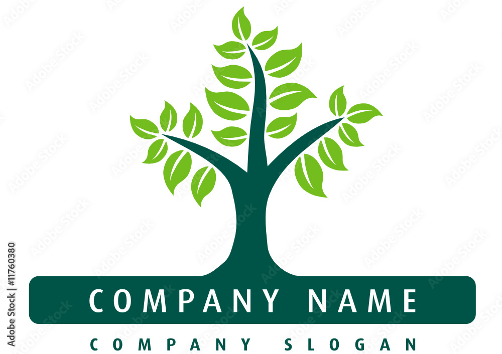 Logo Baum Stock Vector | Adobe Stock