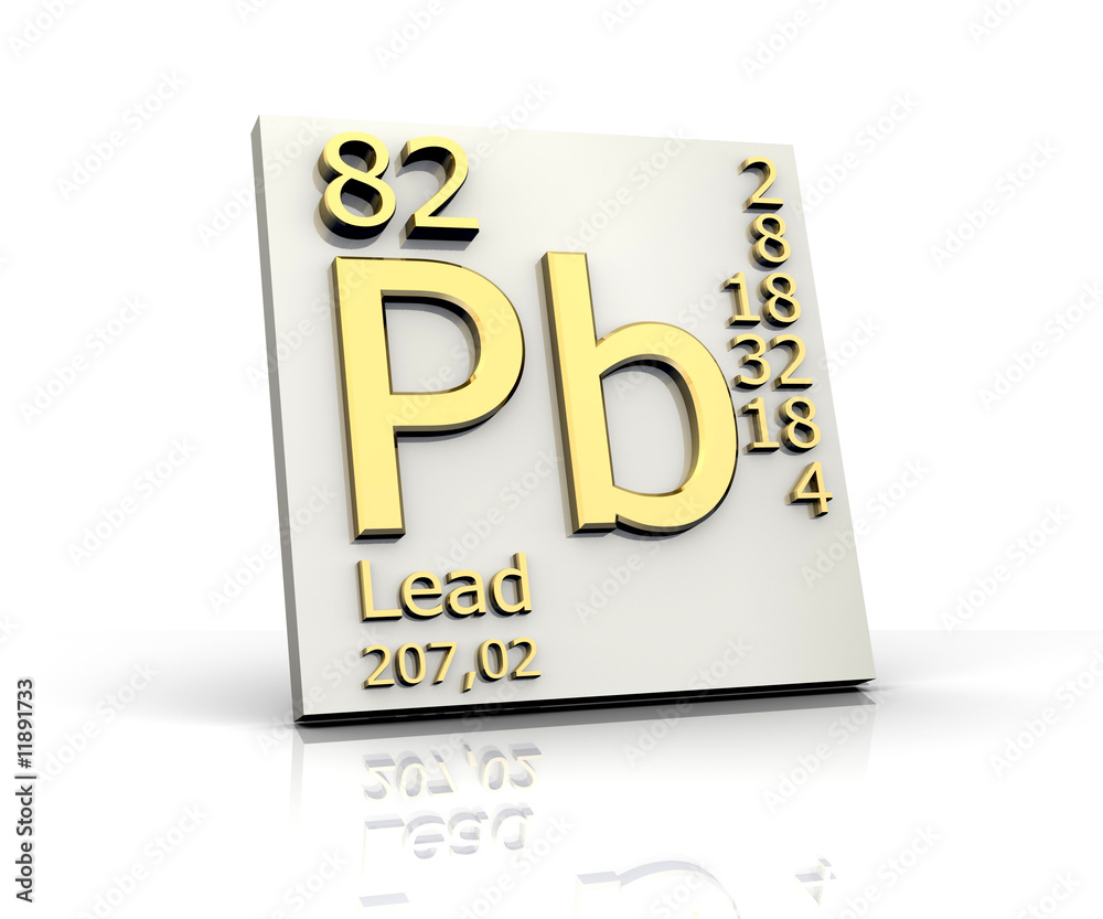 Lead form Periodic Table of Elements Stock Illustration | Adobe Stock