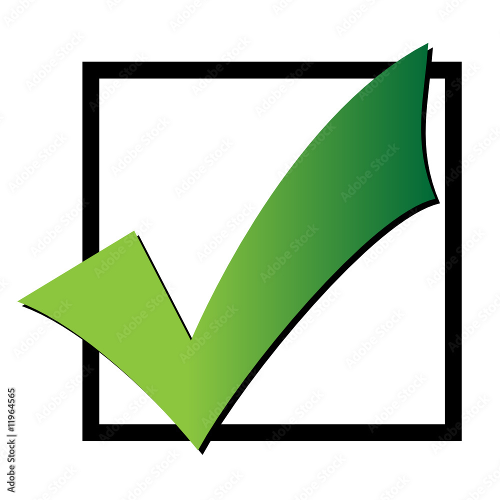 Richtig! Stock-Vektorgrafik | Adobe Stock